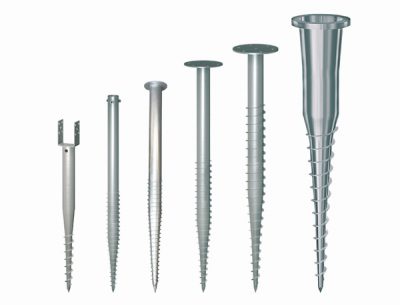 Ground Screw Foundations Construction Screws - Shean's Iron and Steel